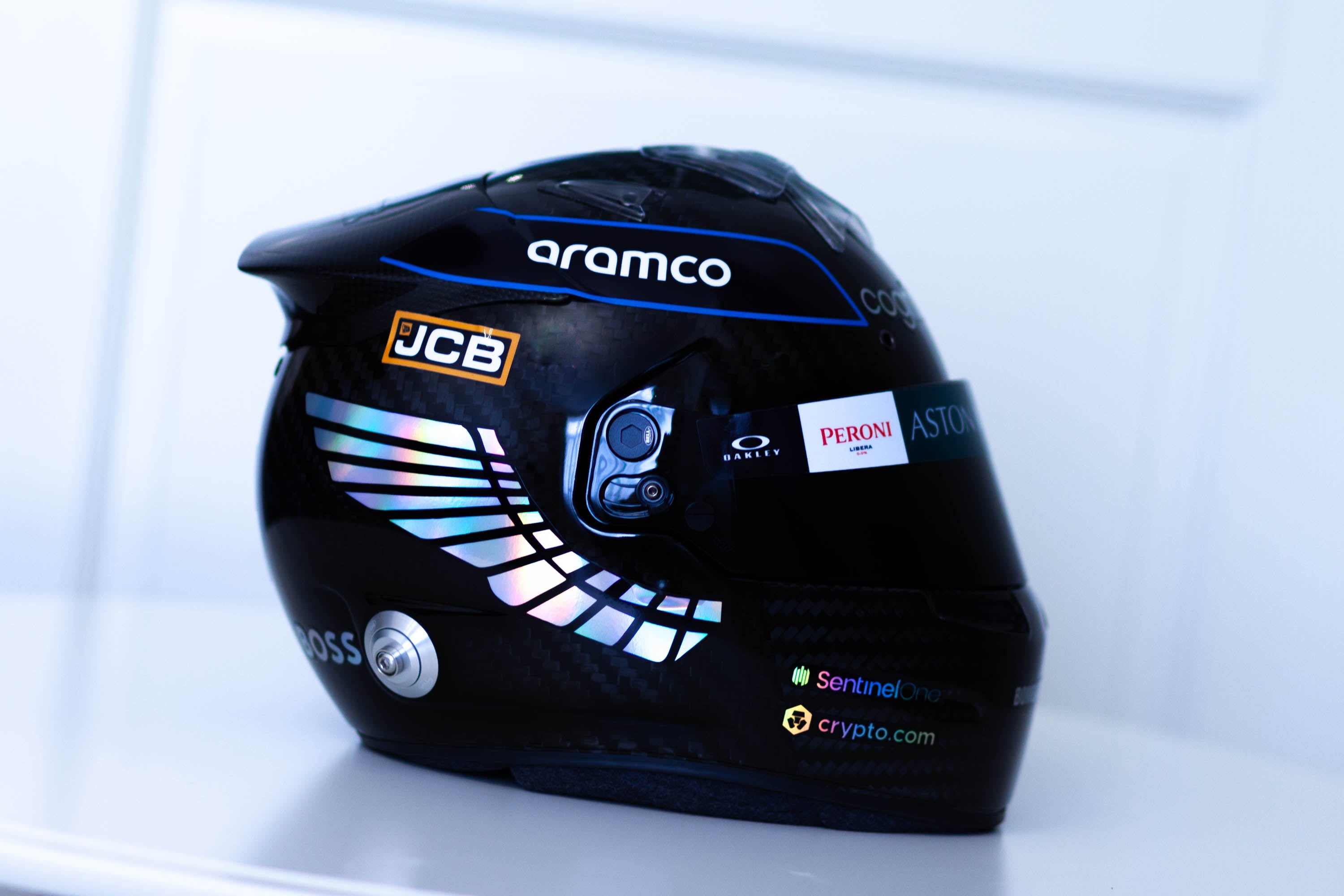 Aston Martin F1 Helmet Sticker Pack with Chrome (design pack) (Karting ...