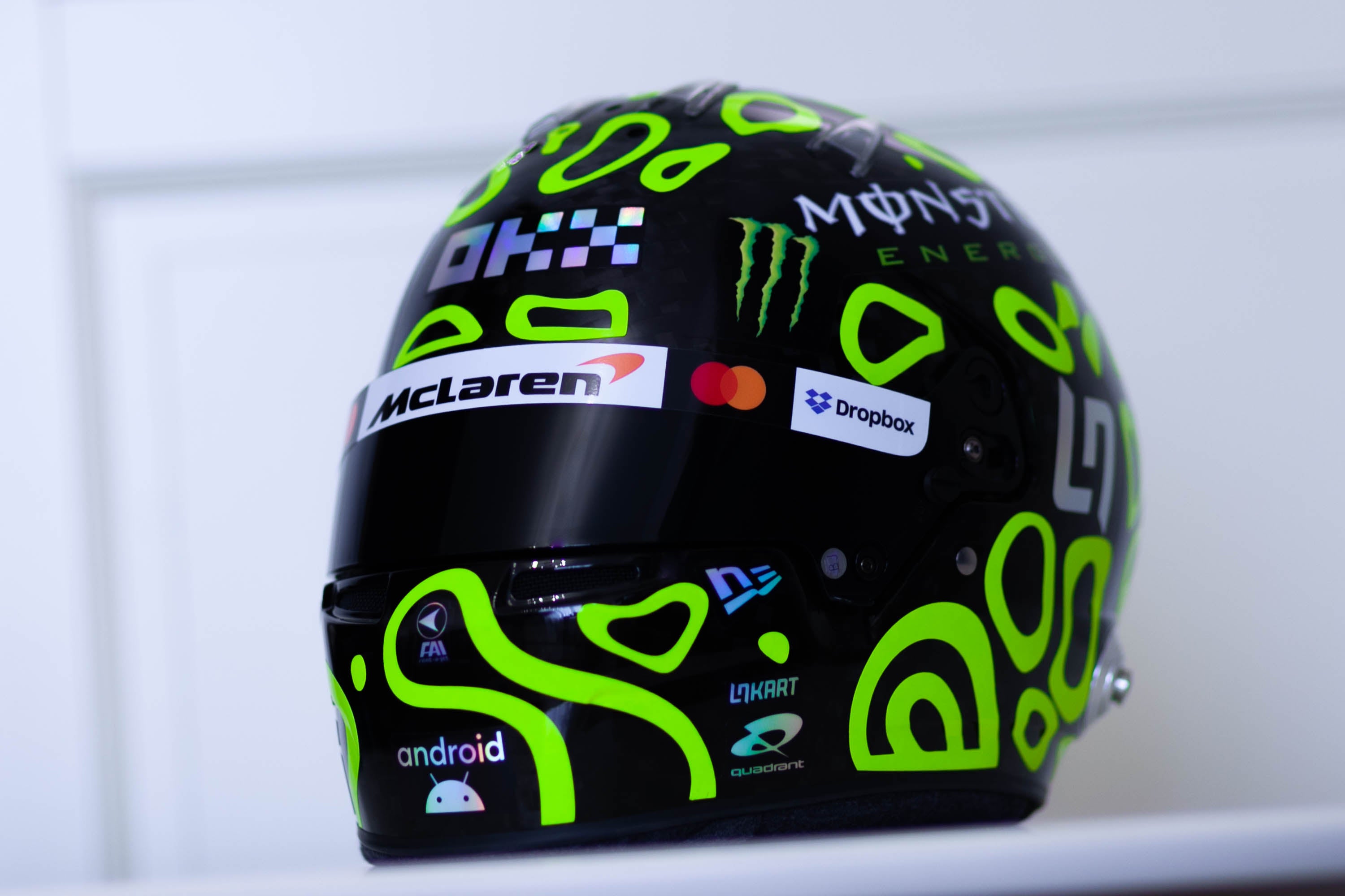 LN 24 FLUO Sticker Kit for helmet (design pack) (Karting, Motorsport ...