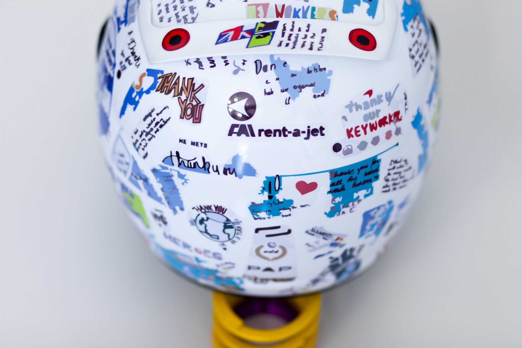 L. NORRIS 2021 Helmet Sticker Pack (design pack) (Karting, Motorsport ...