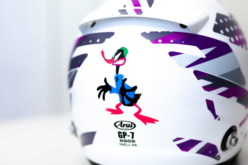 RACING Helmet Sticker Pack (design pack) (Karting, Motorsport, Moto ...