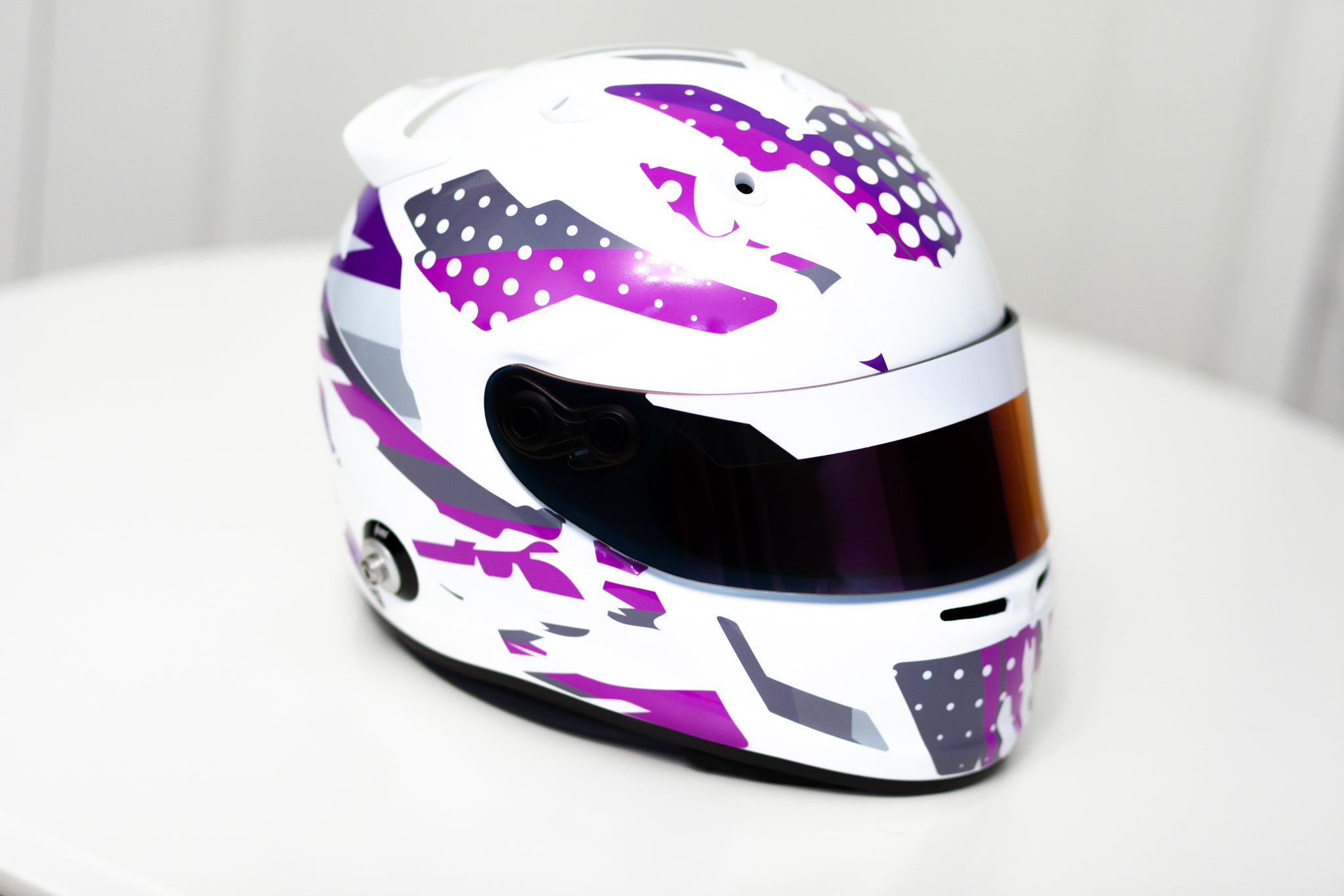 RACING Helmet Sticker Pack (design pack) (Karting, Motorsport, Moto ...