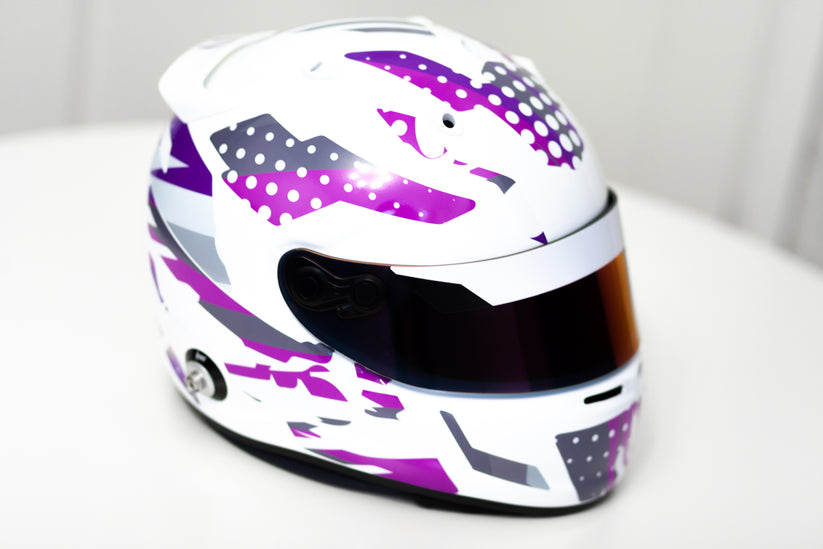 RACING Helmet Sticker Pack (design pack) (Karting, Motorsport, Moto ...